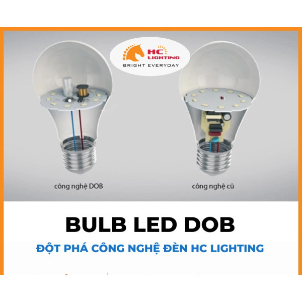 BULB LED DOB - ĐỘT PHÁ CÔNG NGHỆ ĐÈN LED HC LIGHTING
